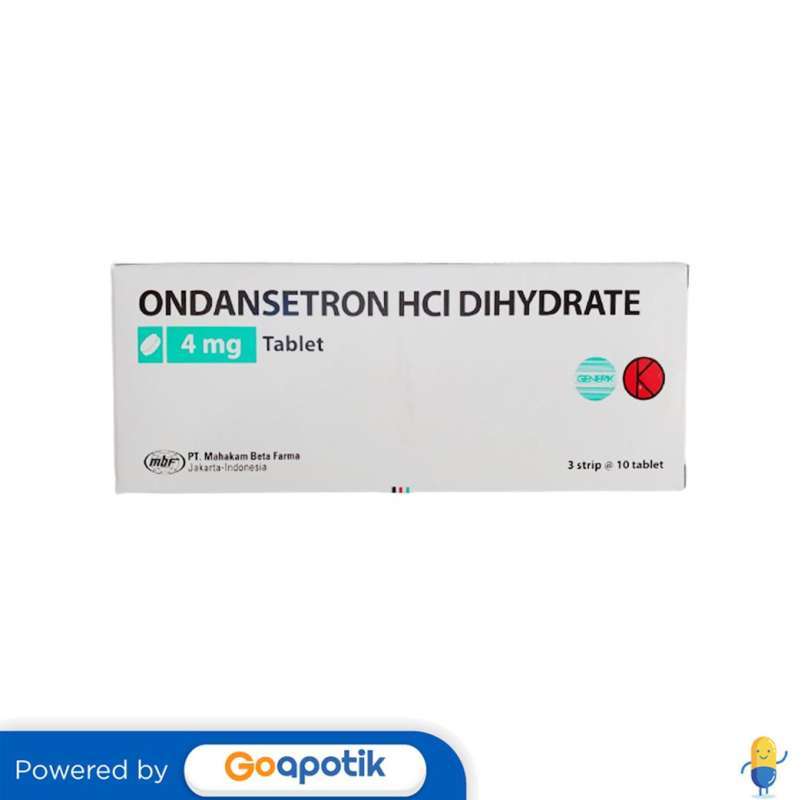 Jual Ondansetron Hcl Dihydrate Mahakam 4 Mg Box 30 Tablet Di Seller ...