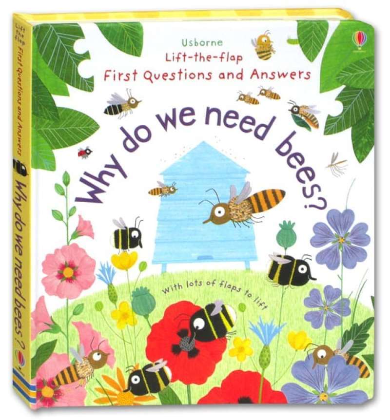 Promo Usborne Why Do We Need Bees? Lift The Flap First Questions And ...