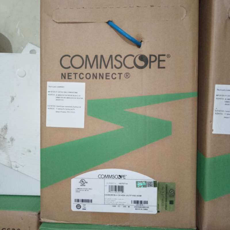Promo Kabel Lan Utp Cat 6 Amp Commscope Cat 6 Diskon 23% Di Seller ...