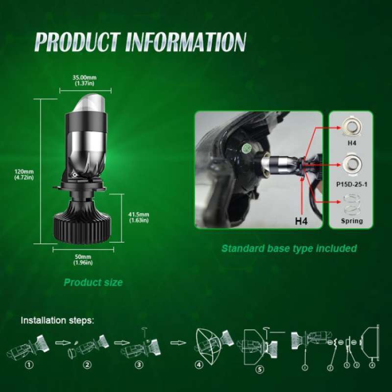 Jual Rtd Rayton Lampu Proji / Lampu Utama / Lampu Depan Motor Led M01x ... Jual Rtd Rayton Lampu Proji / Lampu Utama / Lampu Depan Motor Led M01x ...