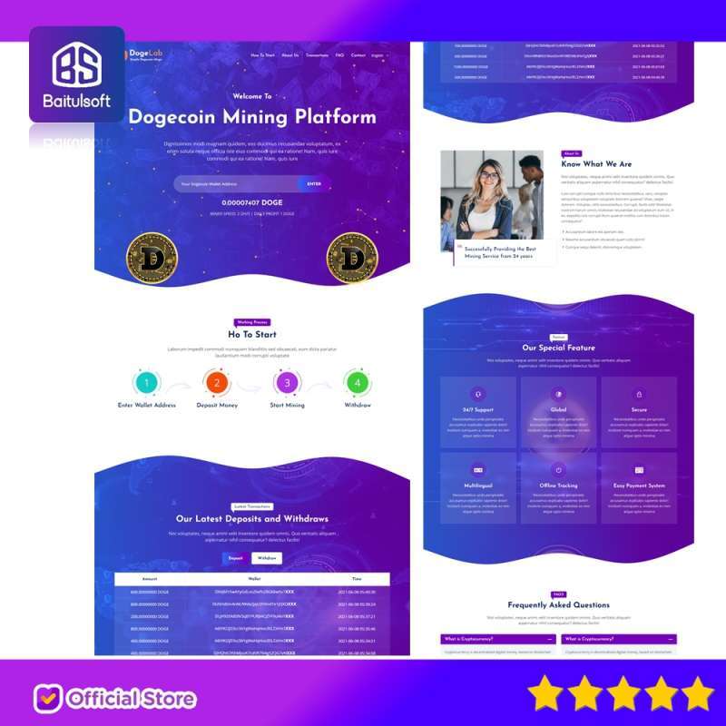 Promo SOURCE CODE APLIKASI DOGELAB - CLOUD DOGECOIN MINING PLATFORM BY BAITULSOFT Diskon 96% di ...