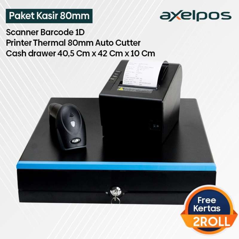 Promo Paket alat kasir Printer thermal kasir ,Cash dawer,Scanner ...
