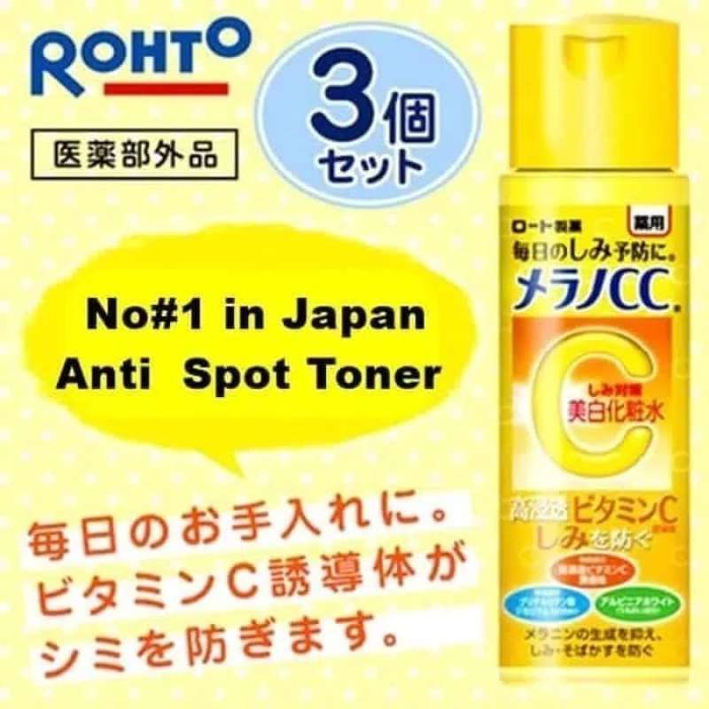 Promo Rohto Melano Cc Intensive Spot Toner Japan Vit C. Diskon 23% Di ...