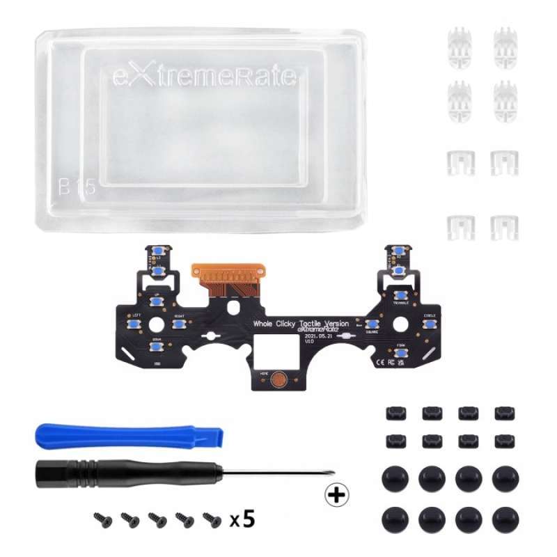 Jual Extremerate Tactile Clicky Kit For Ps4 Controller Shoulder Face ...