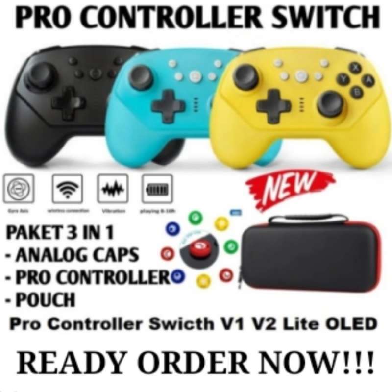 Jual Wireless Controller Switch V1 V2 Lite Pro Controller Switch PC di ...