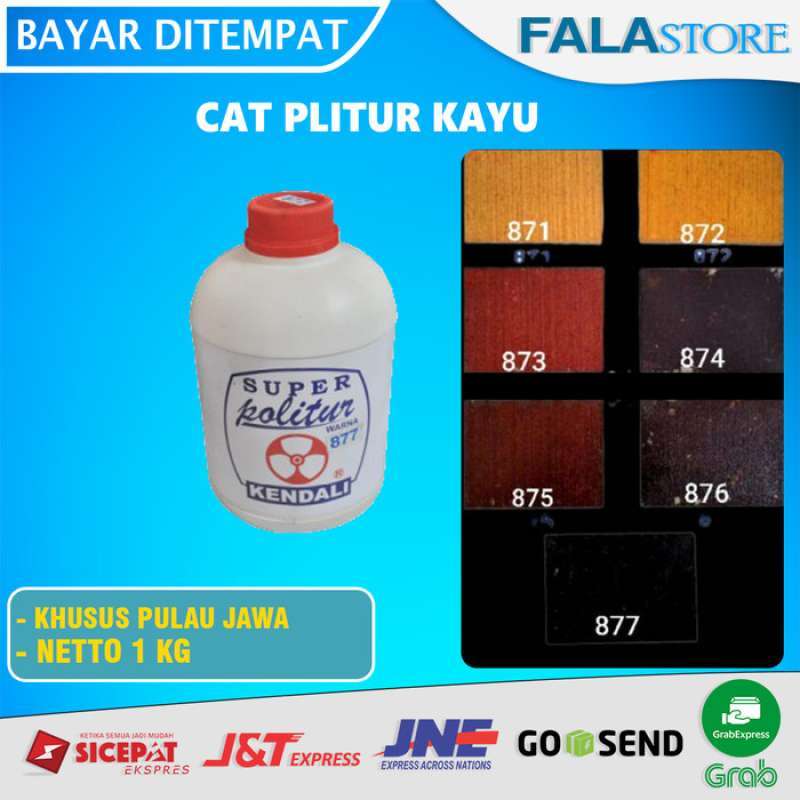 Promo CAT PLITUR POLITUR KAYU JATI PINTU JENDELA MEBEL PERKAKAS RUMAH ...