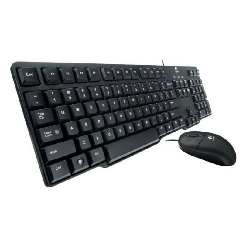Promo Logitech Keybord Mouse Classic Desktop Mk100 Original Diskon 23% ...