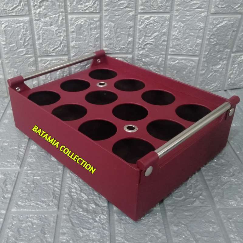 Promo Tempat Aqua Gelas Keranjang Air Mineral Wadah Rak Aqua Gelas Isi ...