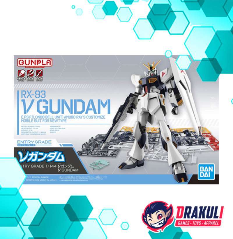 Jual Bandai Plamo Entry Grade 1/144 Nu V Gundam di Seller Drakuli Games Official Store - Drakuli ...