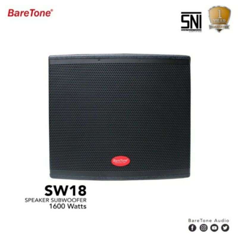 Promo Subwoofer 18 Inch Baretone Sw18 Speaker Subwoofer Active 18 Inch Diskon 9% Di Seller Ababa ...