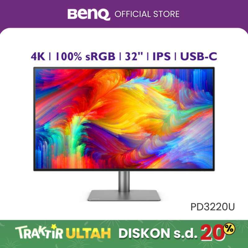 Jual Baru Monitor 4K Benq Pd3220U 32 Inch Thunderbolt Desainer Foto ...