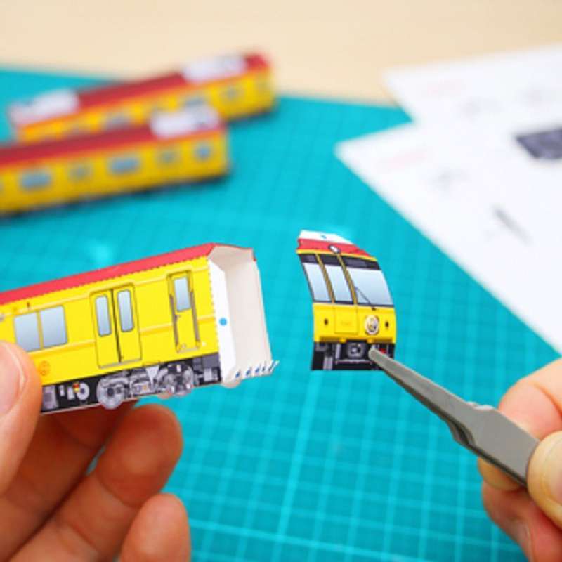 Promo Papercraft Kendaraan Kereta Api Special Train Tokyo Metro Diskon ...