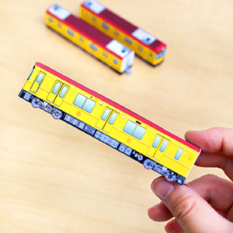Promo Papercraft Kendaraan Kereta Api Special Train Tokyo Metro Diskon ...