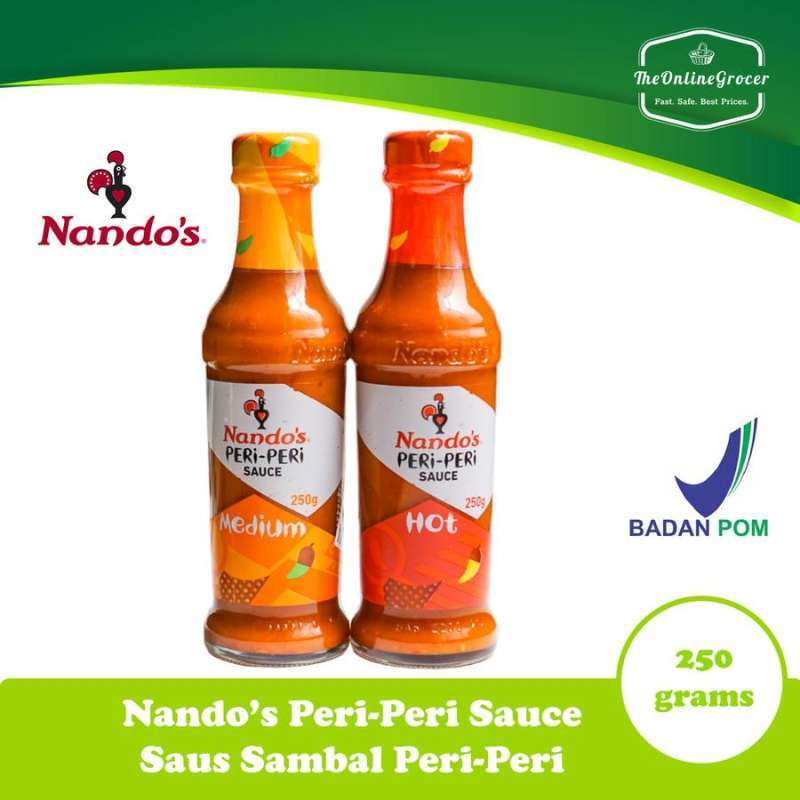 Jual Nando's Peri Peri Sauce 250gr - Saus Sambal Peri Peri di Seller ...