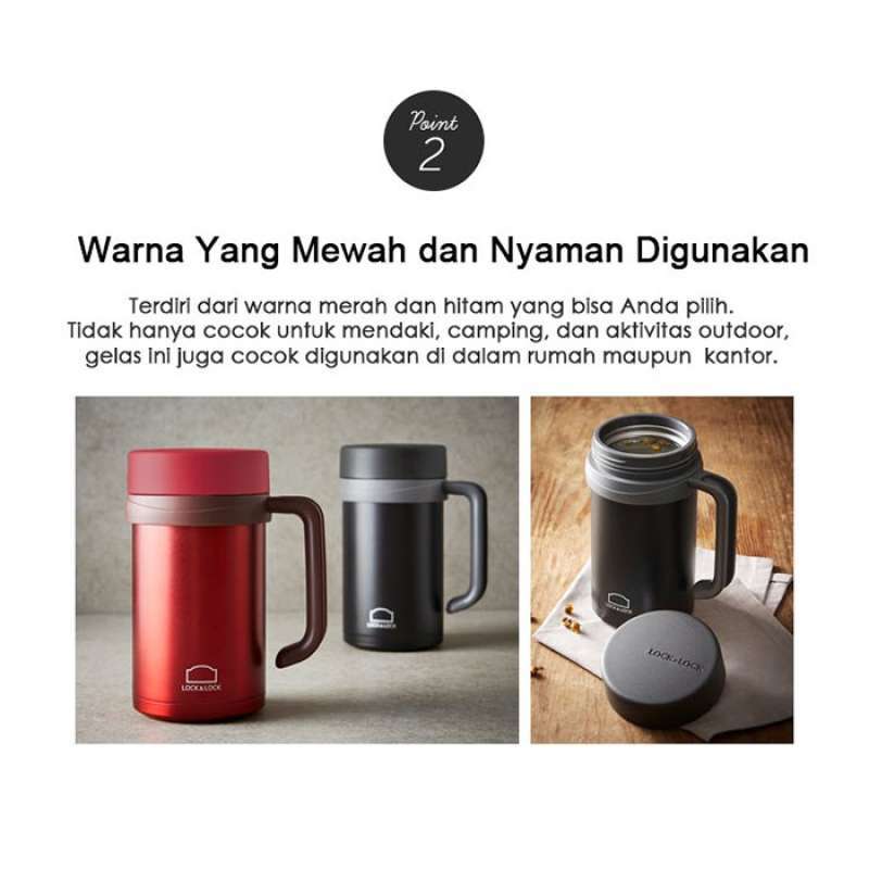 Promo LocknLock Table Mug Tumbler Panas & Dingin 500ml Diskon 33% di Seller Homie shop ...