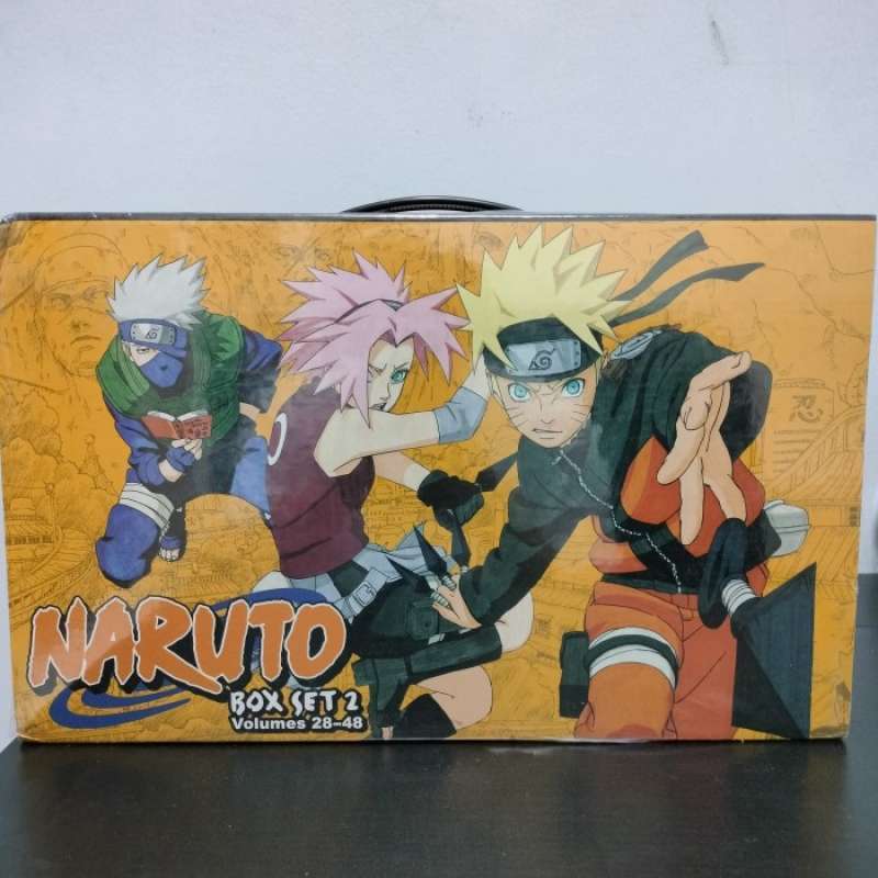 Promo Defec Naruto Box Set 2 Vol 28-48 Masashi Kishimoto Komik English Manga Diskon 23% di ...