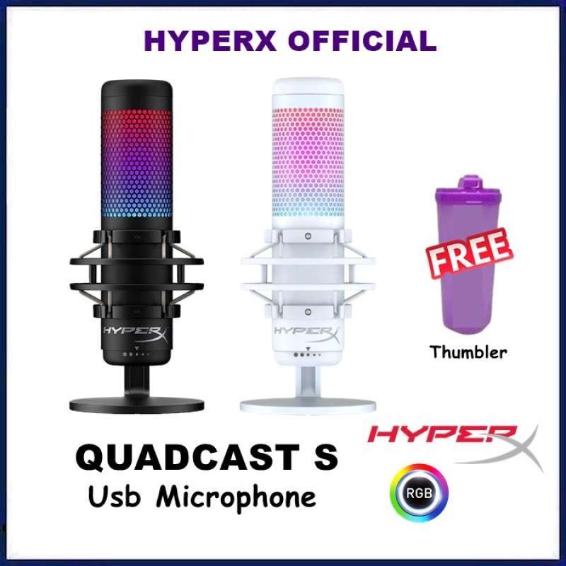 Promo HyperX QuadCast S RGB USB Condenser QuadCast'S Quad Cast Diskon ...