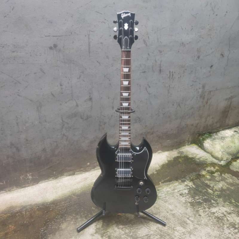 Promo Gitar Elektrik Gibson Sg Warna Hitam Diskon 23% Di Seller Biabia ...