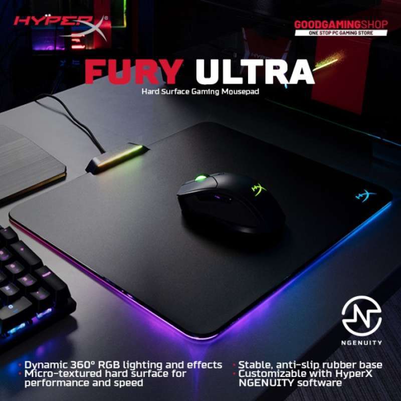 Promo Hyperx Fury Ultra - Hard Gaming Mousepad Diskon 23% Di Seller ...
