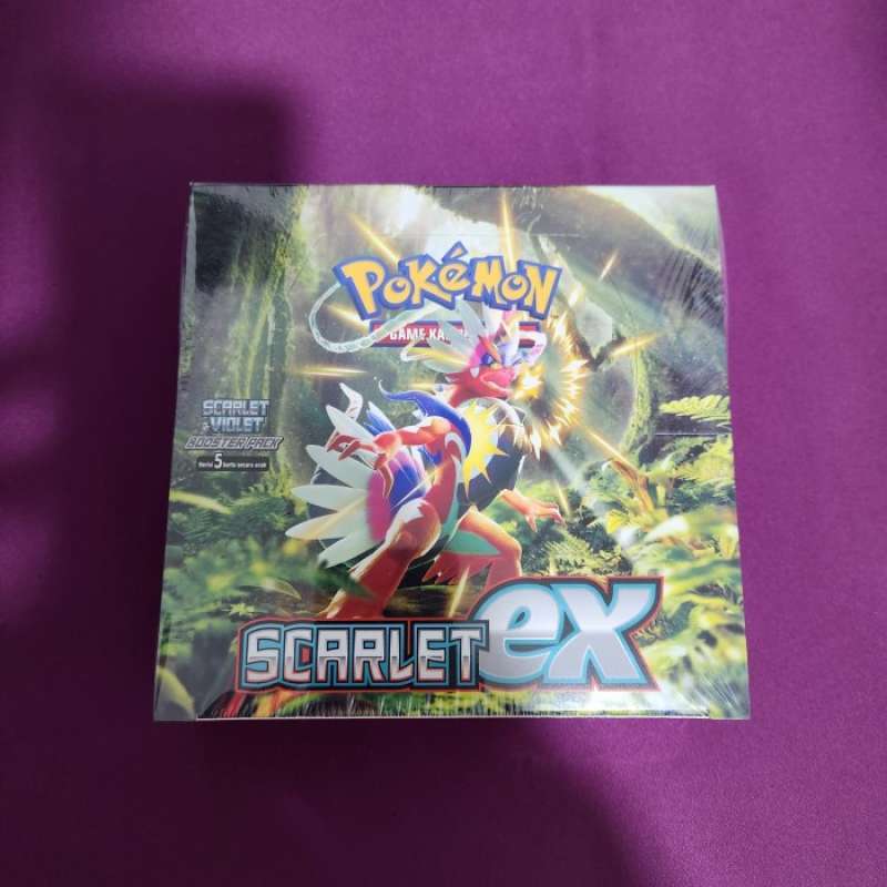 Promo Pokemon Scarlet Violet Pokemon scarlet ex Booster Box Indonesia Diskon 23% di Seller ...