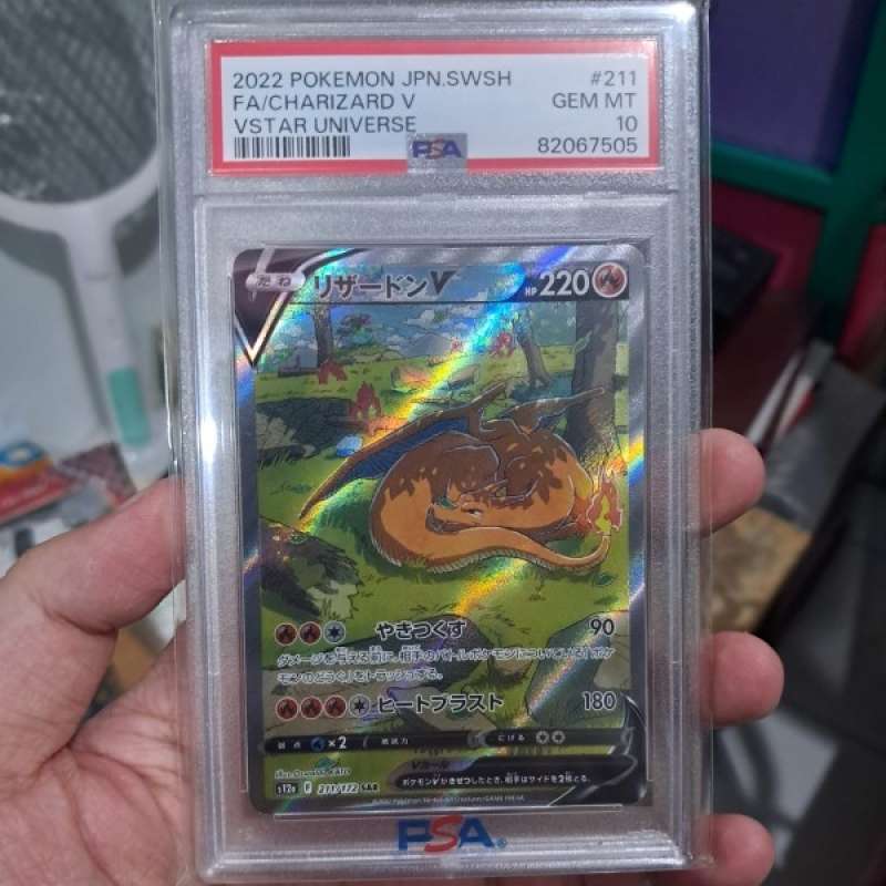 Promo Kartu Tcg Pokemon Japanese Jepang Charizard V Full Art Sar Psa 10 ...