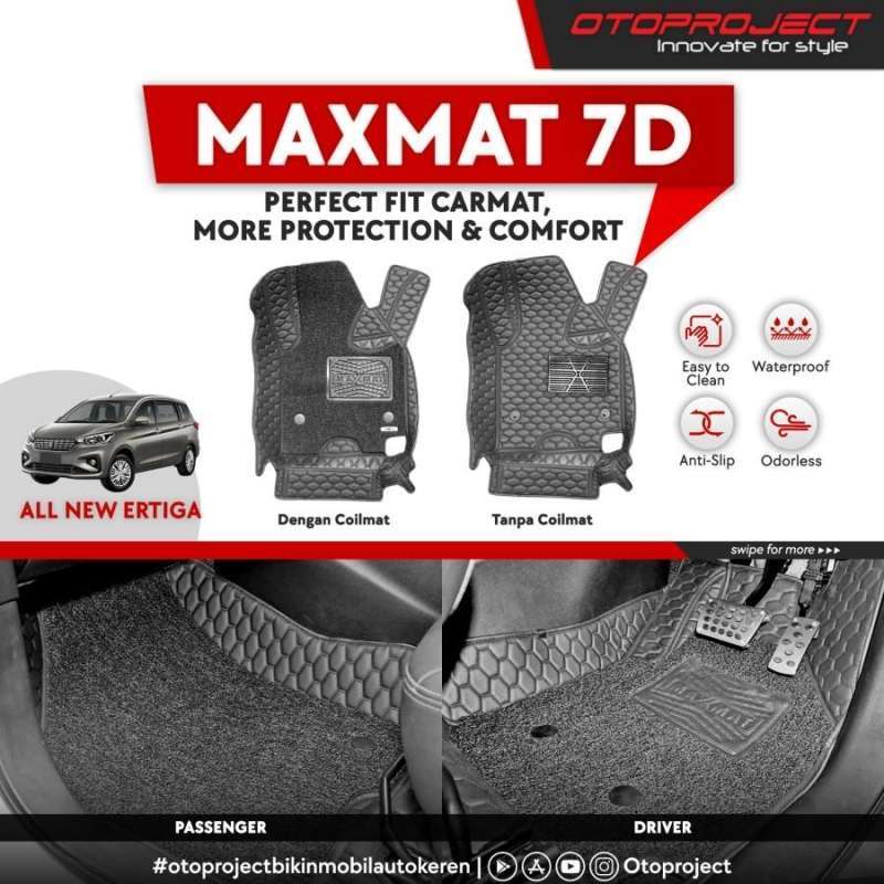 Promo Karpet Maxmat 7d All New Ertiga / Xl 7 Full Bagasi With Coil Mate ...