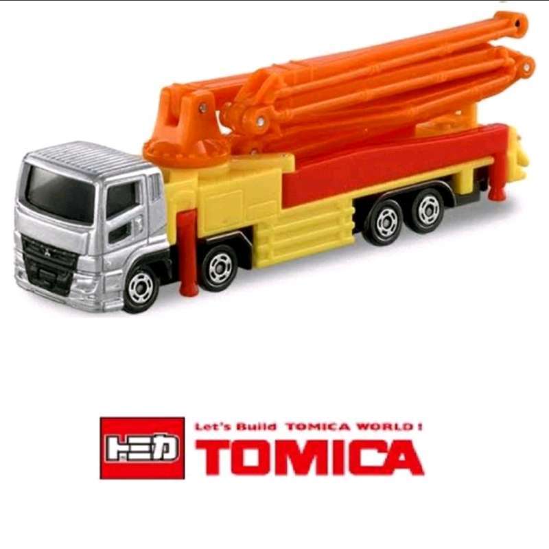 Jual TOMICA LONG MITSUBISHI FUSO SUPER GREAT CONCRETE PUMPING TRUCK ...