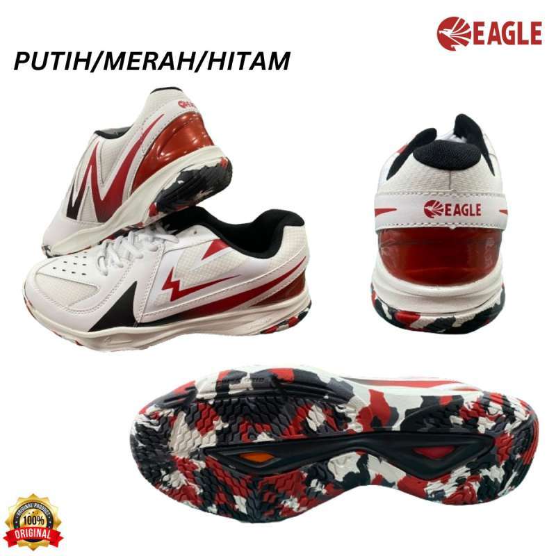 Promo Sepatu Badminton Bulutangkis Eagle Mirage Original - 42 Hitam Biru Hijau Diskon 10% Di ...