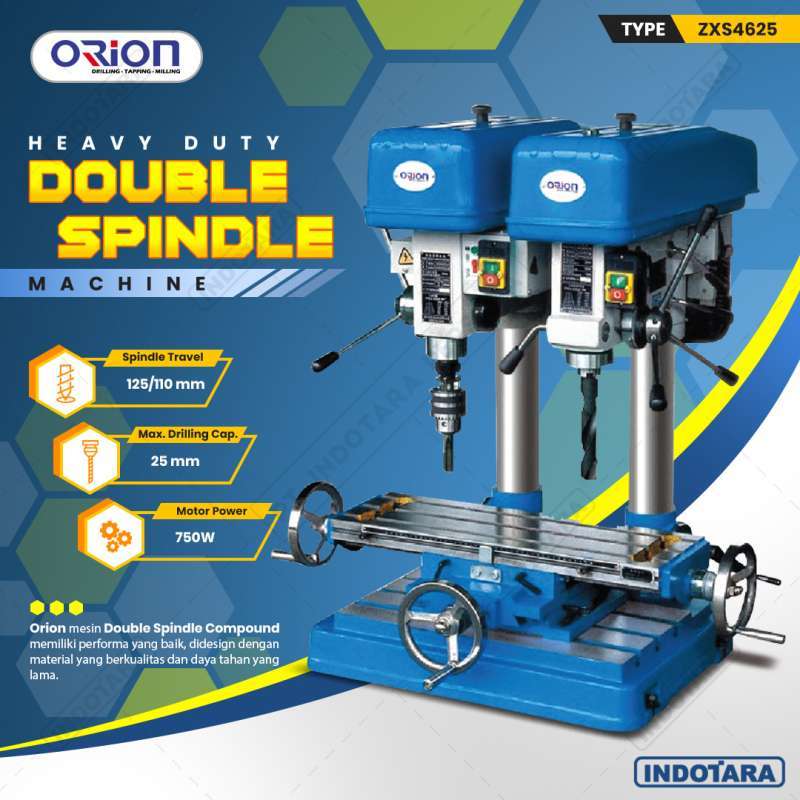 Jual Mesin Bor Duduk Orion Double Spindle Compound Machine Zxs4625 Di ...