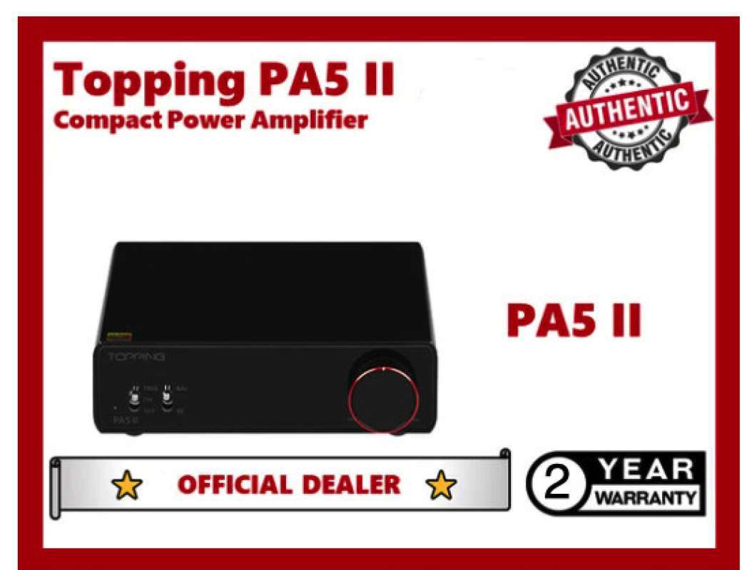 Promo Topping PA5 II Class D Compact Desktop Balanced TRS Power ...