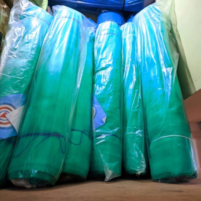 Promo jaring proyek 1 X 50 meter / jaring kasa polynet hijau 1 x 50 m /1roll Diskon 23% di ...