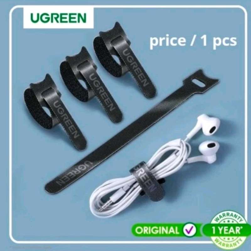 Jual UGREEN Cable Organizer Tie Wire Winder Nylon Tape Kabel organizer ...