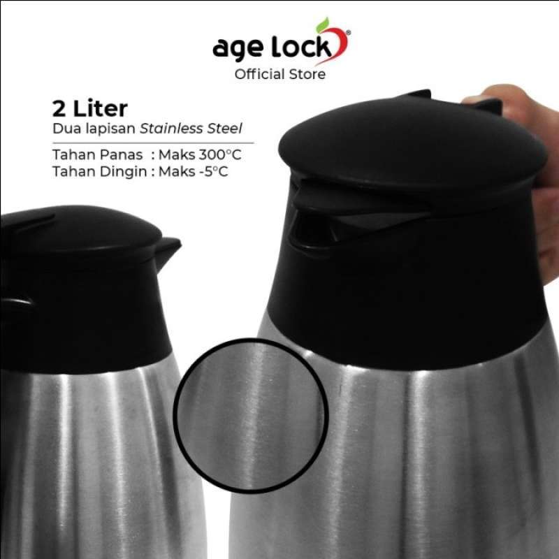 Promo Termos Vacuum 2 Liter Age Lock Carafe Ltc21 Panas/Dingin Hingga ...