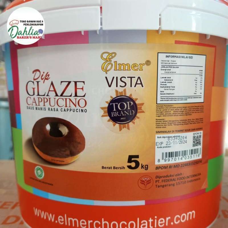 Jual Elmer Dip Glaze Berbagai Varian Rasa Kemasan 5 Kg Khusus Gojek ...