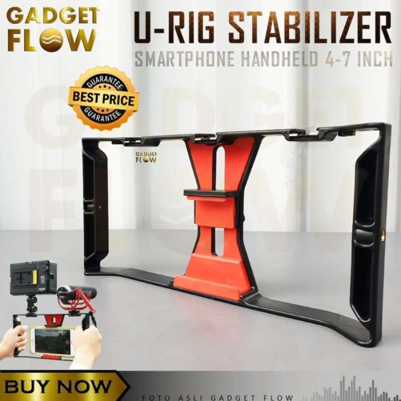 Promo STABILIZER HANDHELD U-RIG HOLDER MOUNT RIG HP SMARTPHONE 4-7 INCH ...