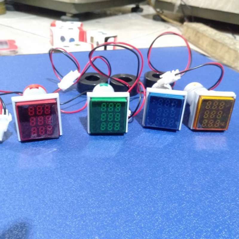 Promo Pilot Lamp Volt Meter Digital Listrik 3 In1 -tokosepuluh10 ...