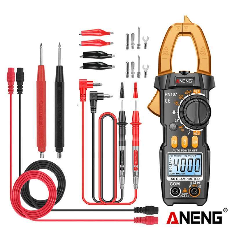 Promo ANENG PN107 PRO DIGITAL 4000 COUNTS CLAMP METER VOLT MULTIMETER ...