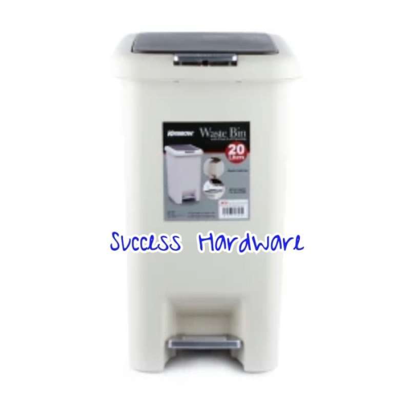 Promo New Krisbow Tempat Tong Sampah Injak Pedal Persegi 20 Ltr/Pedal Bin Square Diskon 17% di ...