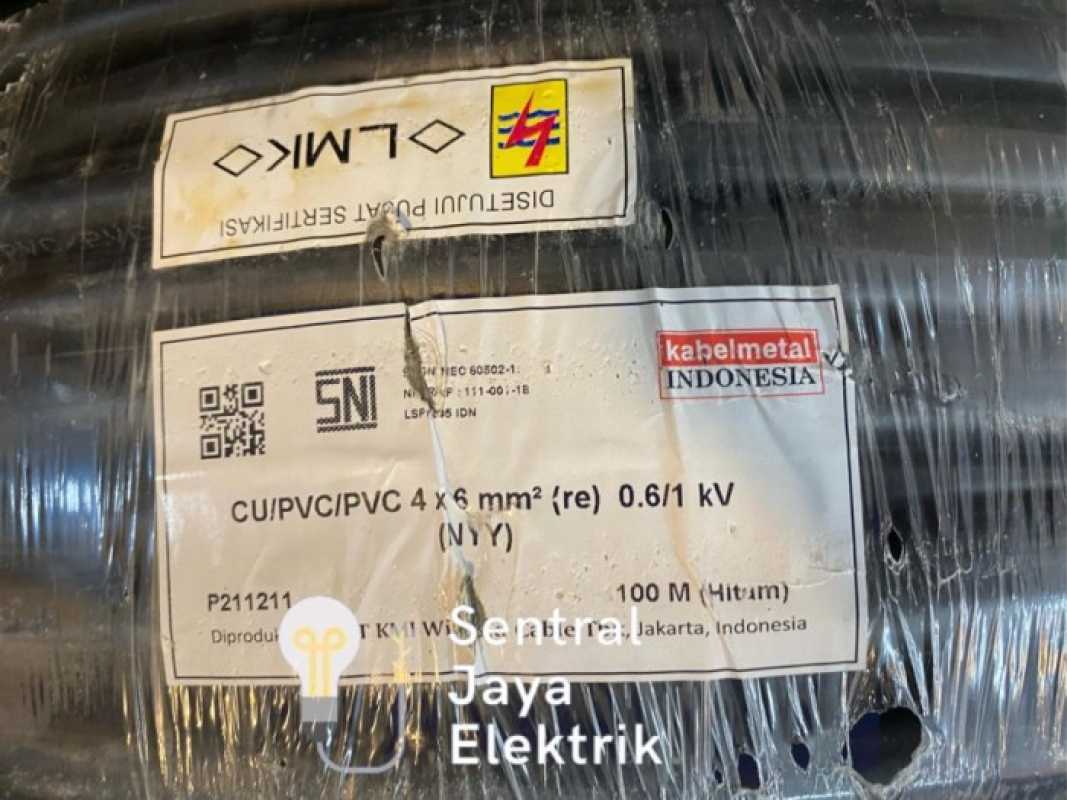 Promo KABEL NYY 4X6mm SUPREME/KABELINDO/METAL METERAN 4X6 mm - KABEL ...