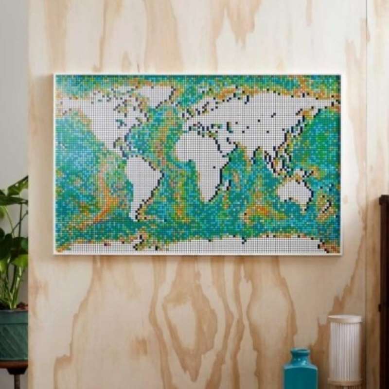 Promo Lego 31203 World Map (Ready Stock) Diskon 3% di Seller Babakiwi ...