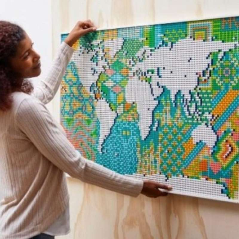 Promo Lego 31203 World Map (Ready Stock) Diskon 3% di Seller Babakiwi ...