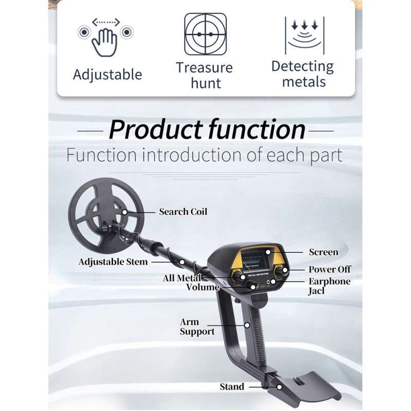 Promo Pendeteksi Logam Metal Gold Silver Detector 9V - Prod Diskon 30% ...