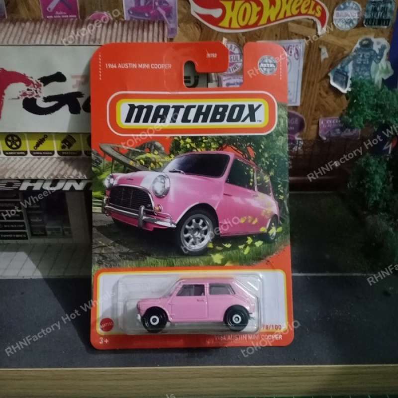 Promo MATCHBOX 1964 AUSTIN MINI COOPER PINK DIECAST MBX MOBIL - LUTOFIA ...