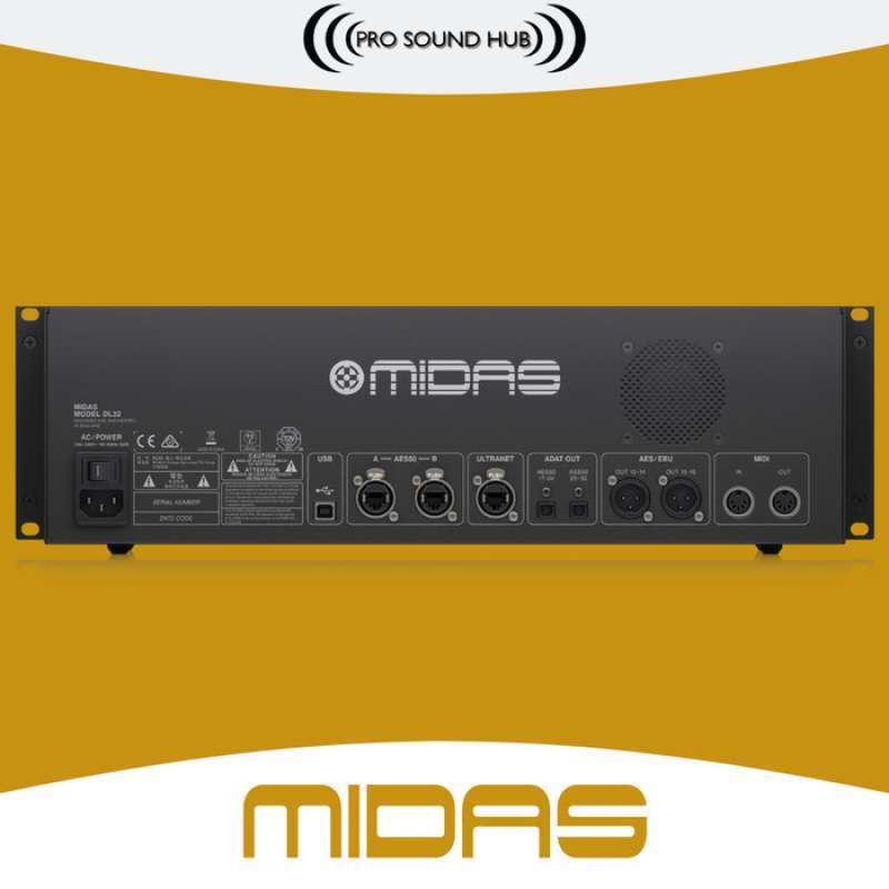 Promo MIDAS DL32 DL-32 DIGITAL I/O STAGEBOX SNAKE CABLE 32 CHANNEL IN ...