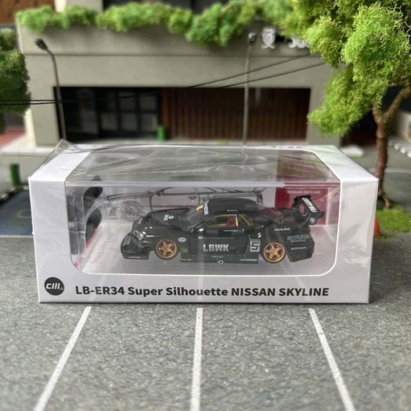 Promo LBWK R34 LB ER34 SUPER SILHOUETTE NISSAN SKYLINE CM MODEL Z TUNE ...