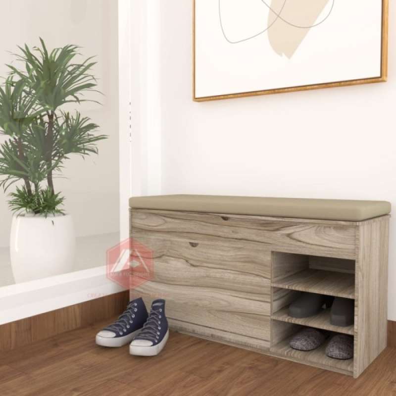 Promo Sale Aufa Rak Sepatu Minimalis Serbaguna Lemari Sepatu Duduk Cafe ...