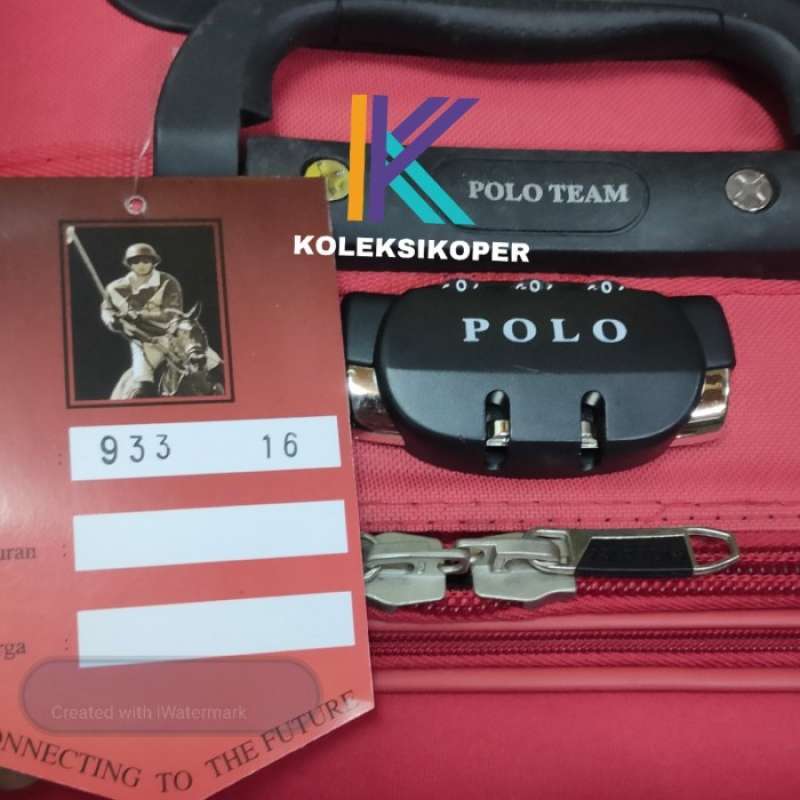 Promo Diskon Koper Polo Team Kanvas Tebalukuran Kabin 16 Inch Roda 2 ...