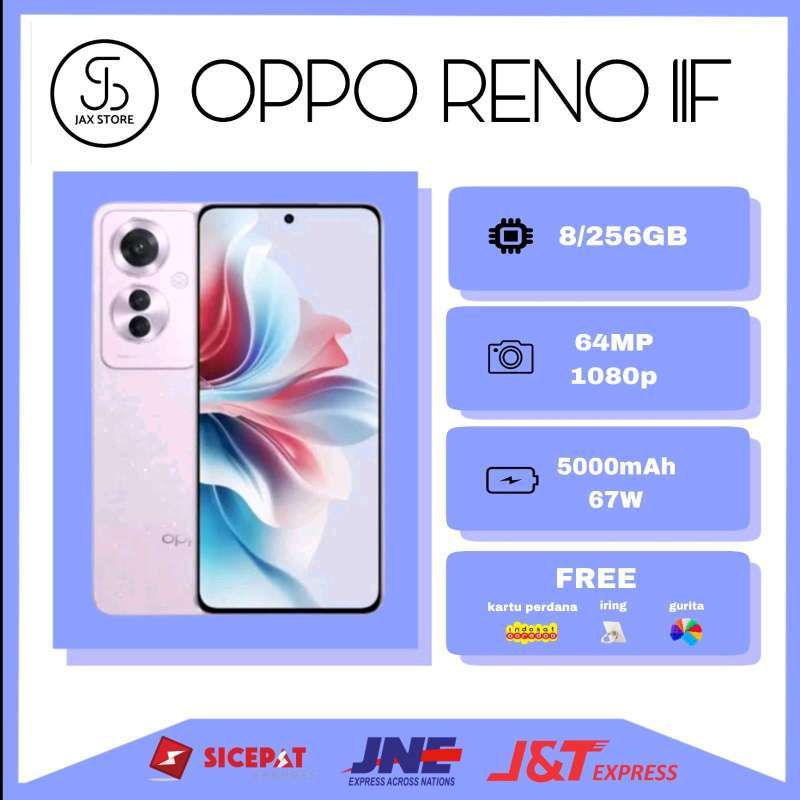 Jual Oppo Reno 11f 5g Ram 8gb Dan Internal 256gb Garansi Resmi Indonesia Di Seller Jaxstore ...