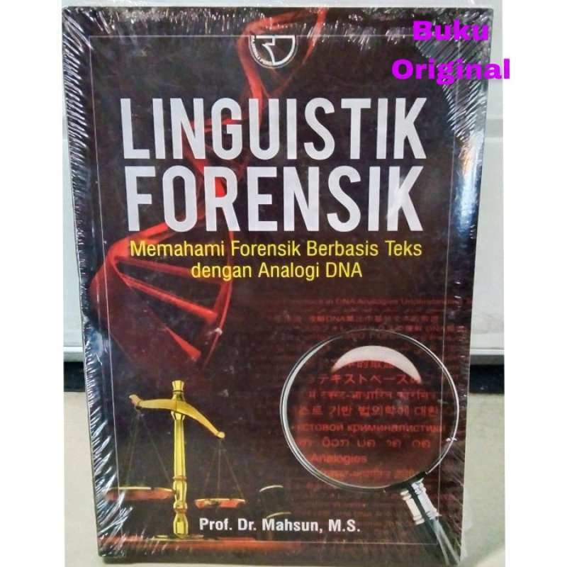 Promo Linguistik Forensik Memahami Forensik Berbasis Teks Prof Dr ...