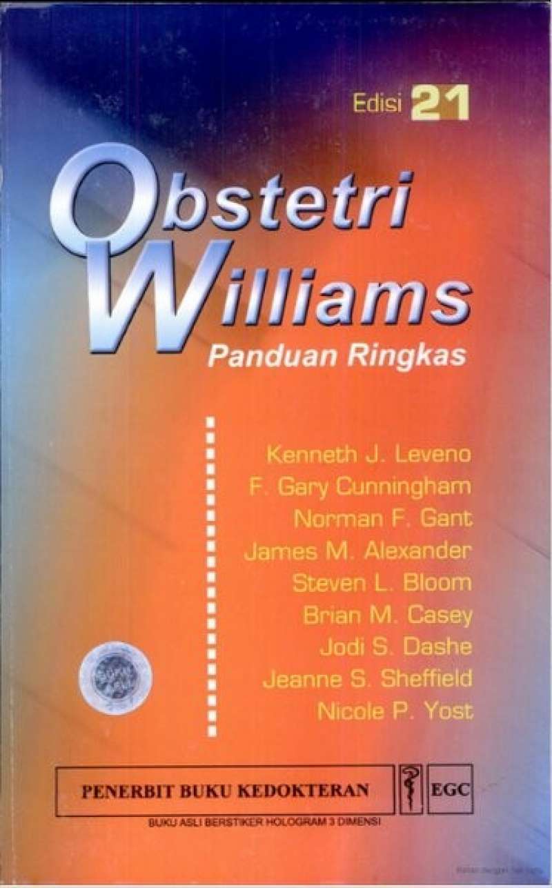 Promo Buku Panduan Ringkasan Obstetri Williams, Ed. 21 Egc (dp) Diskon 23% Di Seller Indah ...
